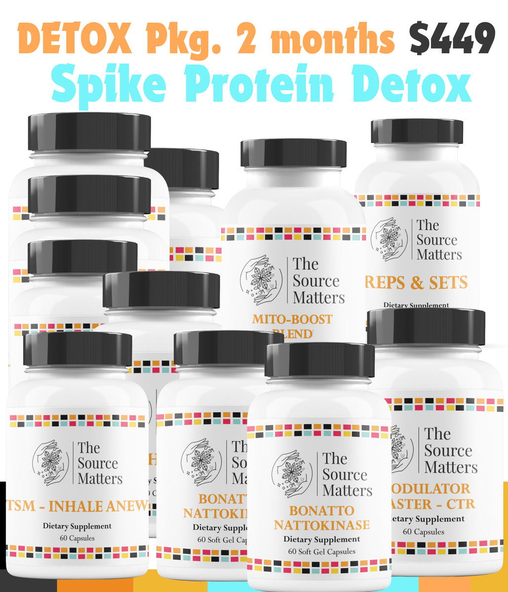 SPIKE PROTEIN DETOX Package: Two-Month Supply – The Source Matters Store